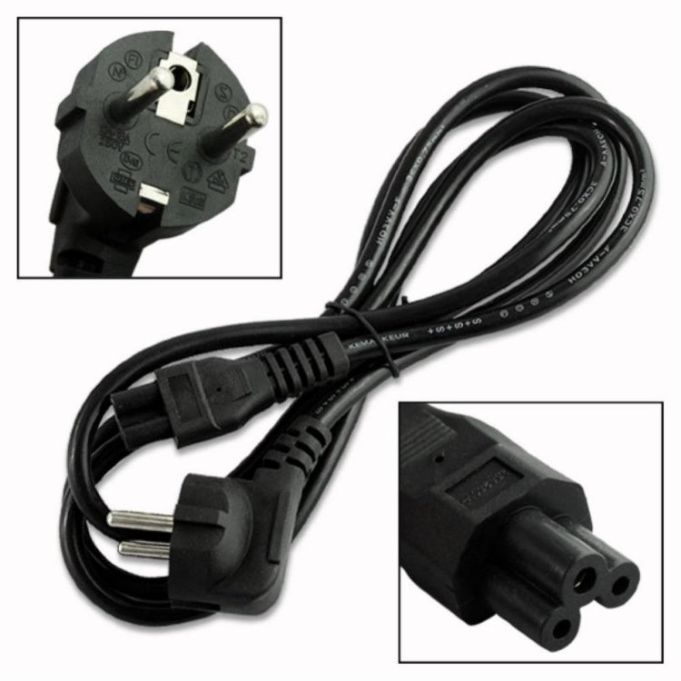 Кабель 3 pin - сетевой кабель питания для ноутбука 3 pin